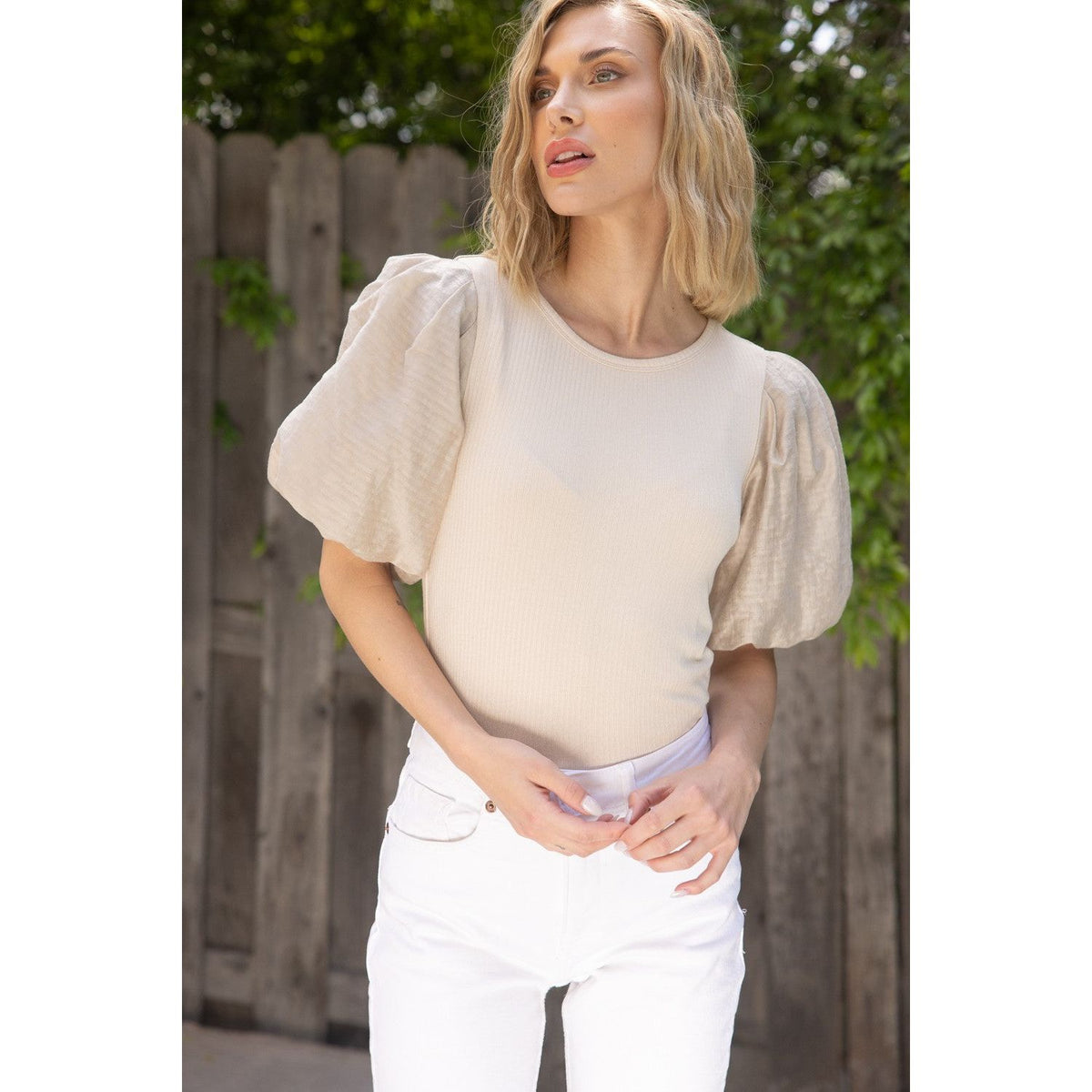 Reagan Knit Body Bubble Skeeve VOY Top SALE – Fig Tree Jewelry ...